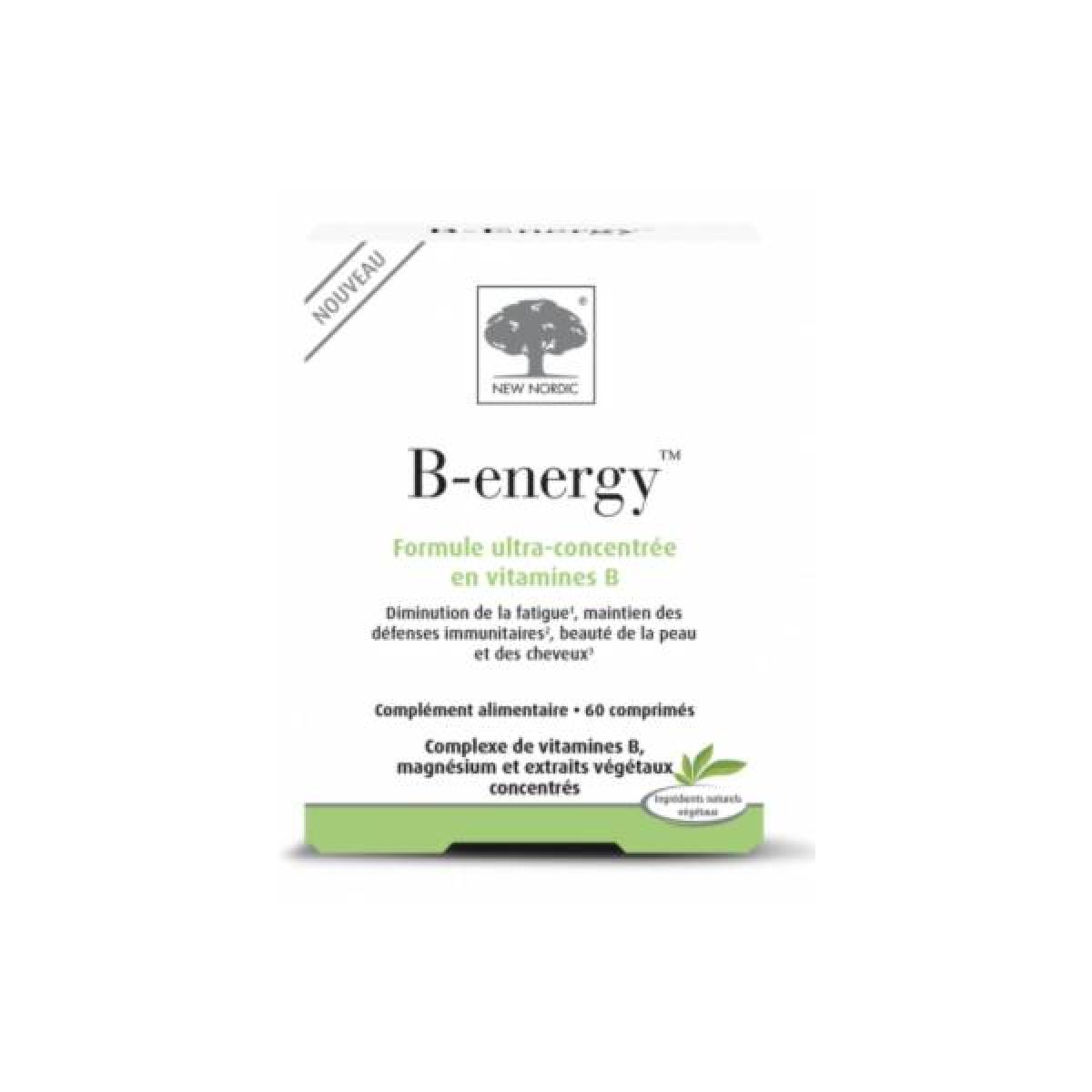 NEW NORDIC B-energy 60 comprimés - Parapharmacie - Pharmarket
