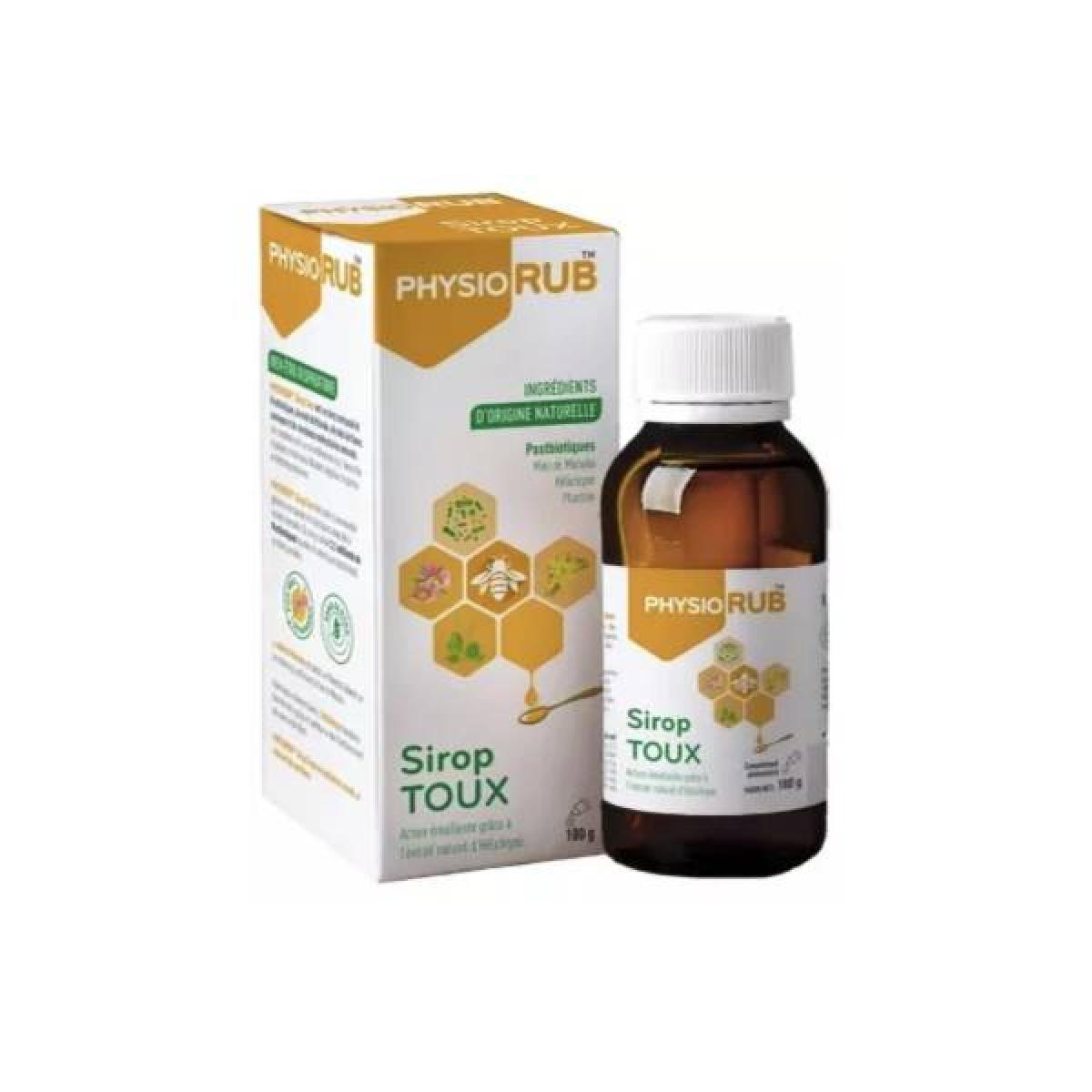 IMMUBIO Physiorub sirop toux 180g - Parapharmacie - Pharmarket