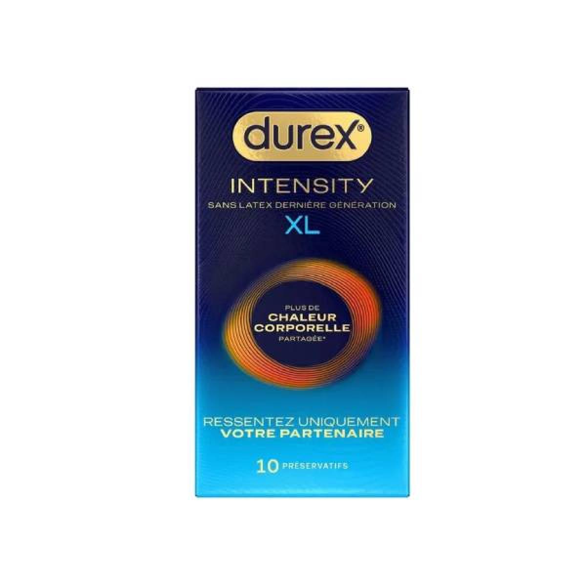DUREX Intensity sans latex chaleur corporelle partagée 10 préservatifs ...