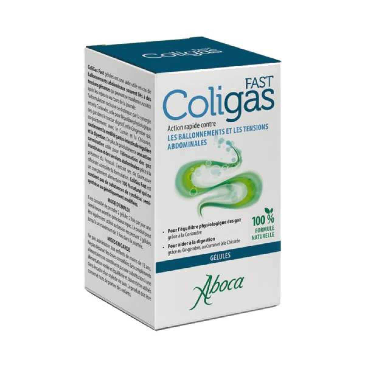 ABOCA Coligas fast 50 gélules - Parapharmacie - Pharmarket