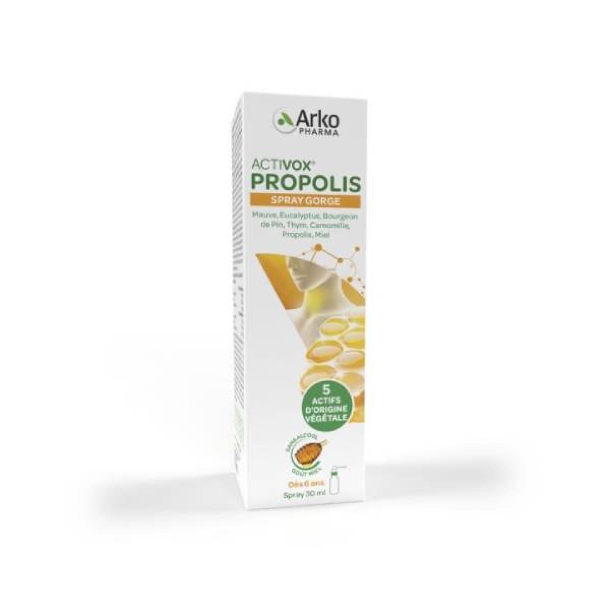 ARKOPHARMA Activox propolis spray gorge 30ml - Parapharmacie - Pharmarket