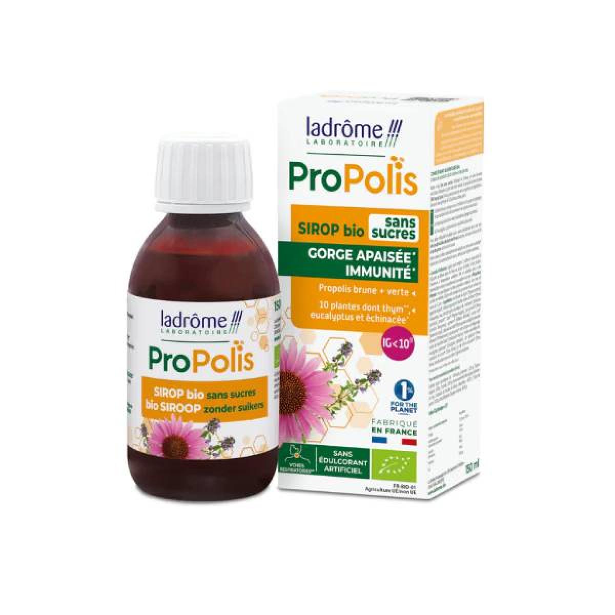 LADRÔME Propolis sirop propolis sans sucres 150ml - Parapharmacie ...