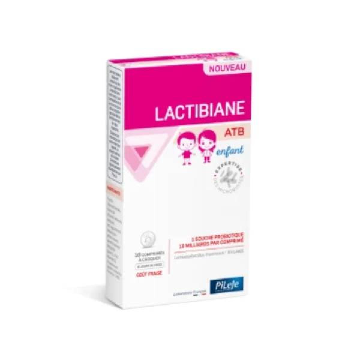 PILEJE Lactibiane ATB enfant 10 comprimés à croquer - Parapharmacie ...