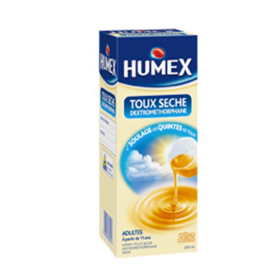 HUMEX Adultes toux sèche dextromethorphane sirop 200ml - Médicaments ...