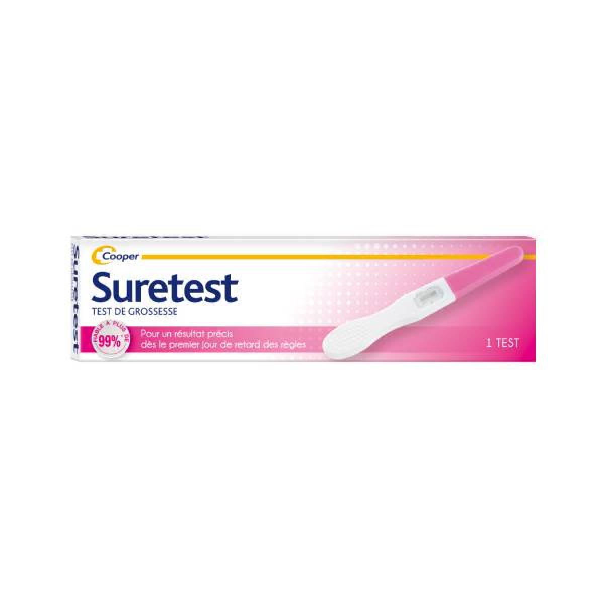 COOPER Suretest 1 test de grossesse - Parapharmacie - Pharmarket