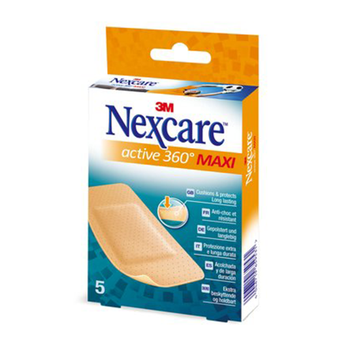 3M SANTE Nexcare active 360° maxi 5 pansements - Parapharmacie - Pharmarket