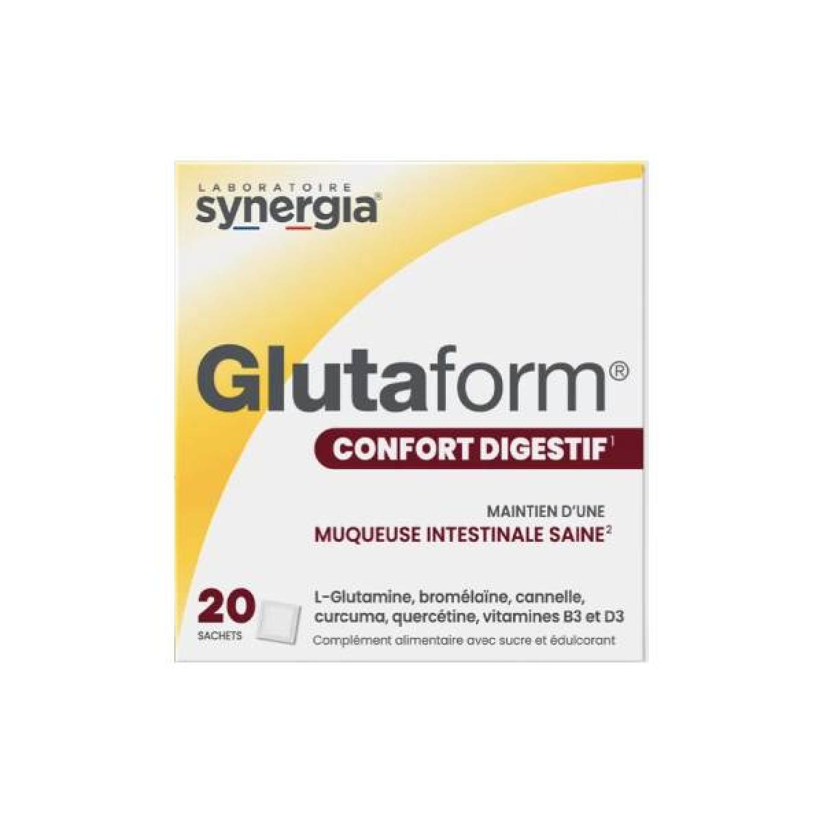 SYNERGIA Glutaform 20 sachets - Parapharmacie - Pharmarket