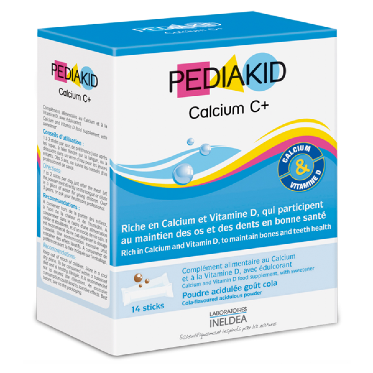 PEDIAKID Calcium C+ 14 sticks - Parapharmacie - Pharmarket
