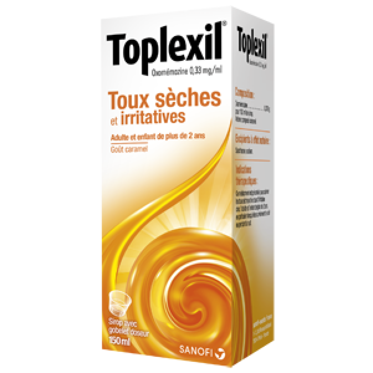 SANOFI Toplexil 0,33mg/ml sirop 150ml - Médicaments - Pharmarket