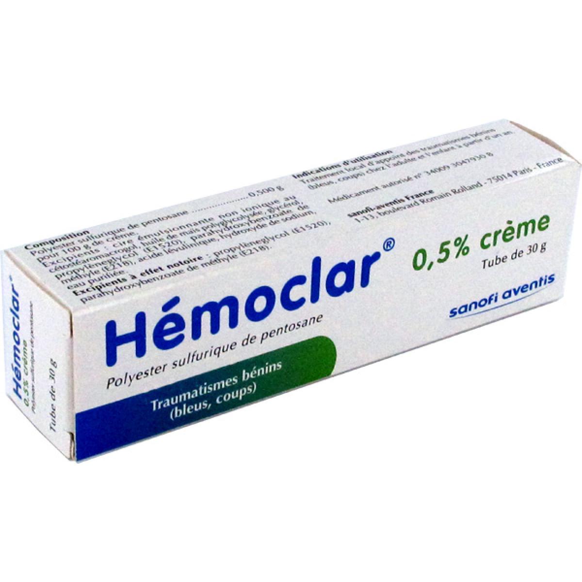SANOFI Hémoclar 0,5% crème 30g - Médicaments - Pharmarket