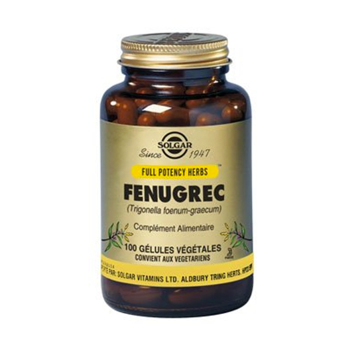 SOLGAR Fp fenugrec 100 gélules végétales - Parapharmacie - Pharmarket