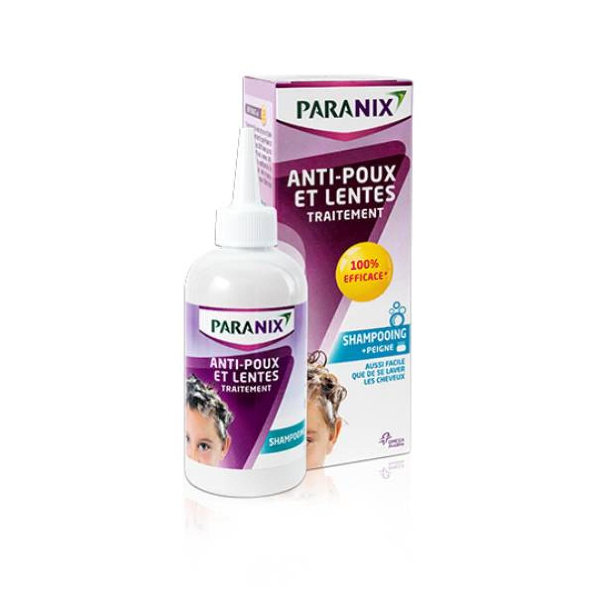 OMEGA PHARMA Paranix shampoing anti-poux 200ml + peigne - Parapharmacie ...