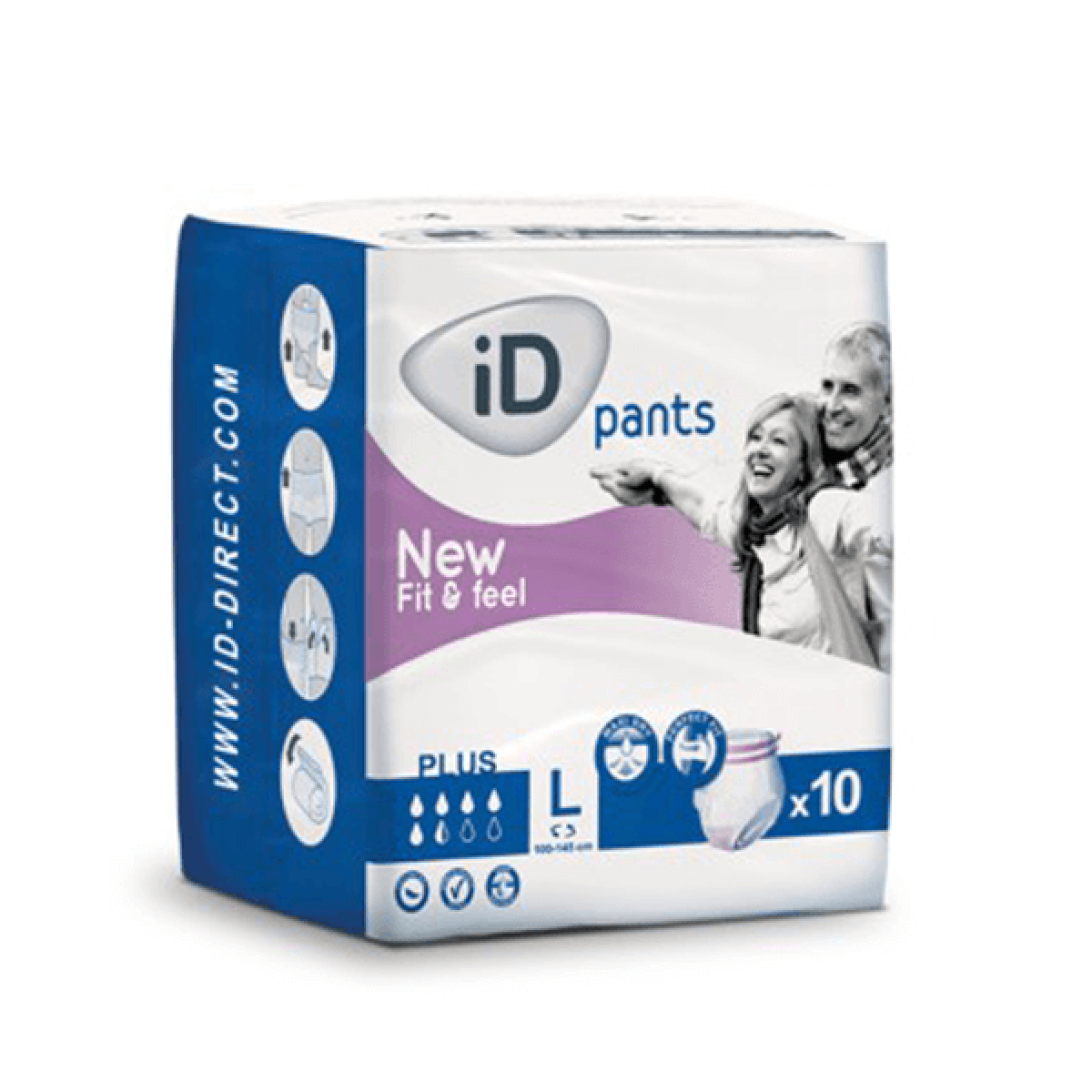 ONTEX iD pants fit & feel plus taille L 10 unités - Parapharmacie - Pharmarket