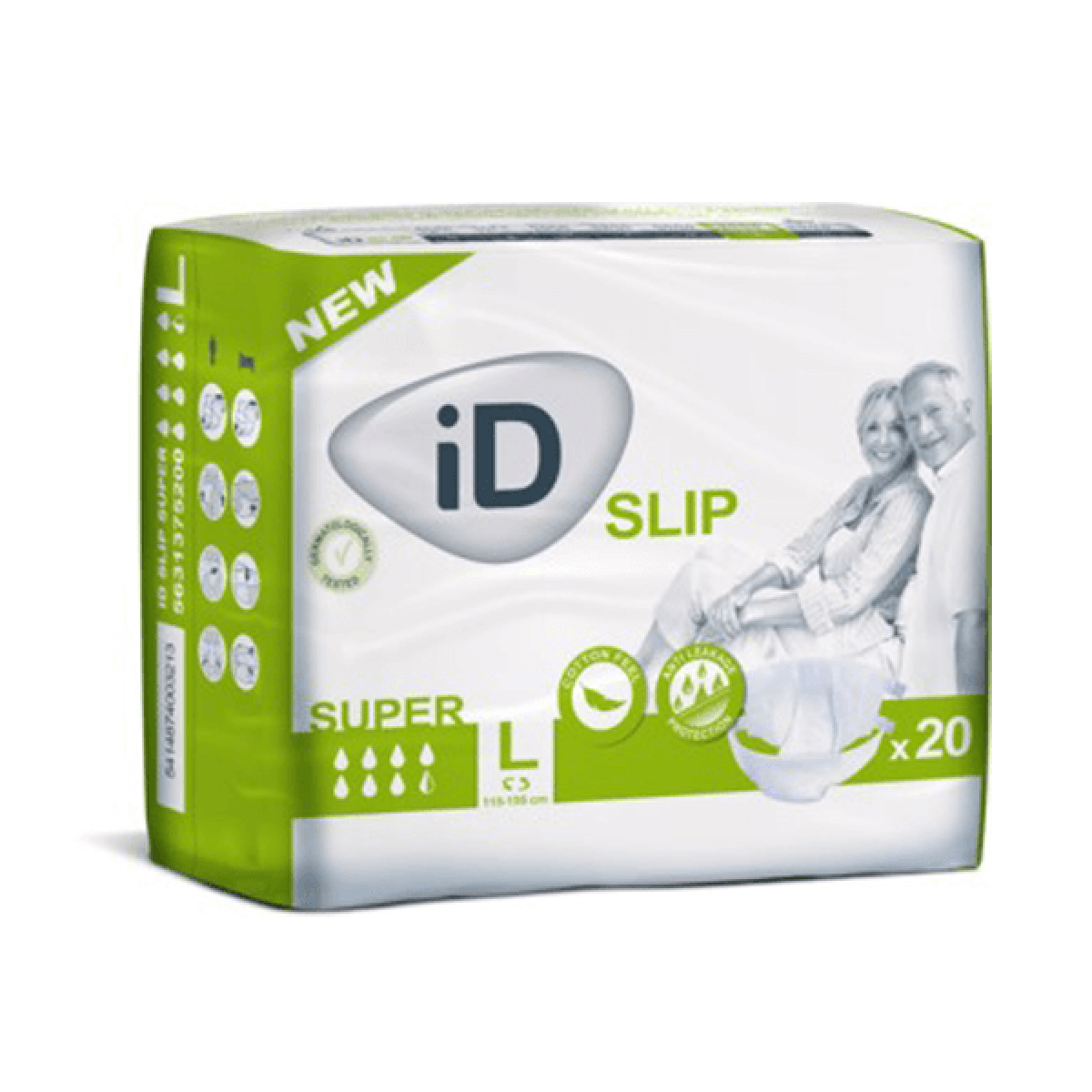 ONTEX iD slip super taille L 20 unités - Parapharmacie - Pharmarket